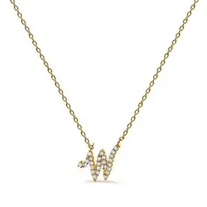 HAUS OF BRILLIANCE 10k Gold Diamond Accent Initial Pendant Necklace - Yellow | W